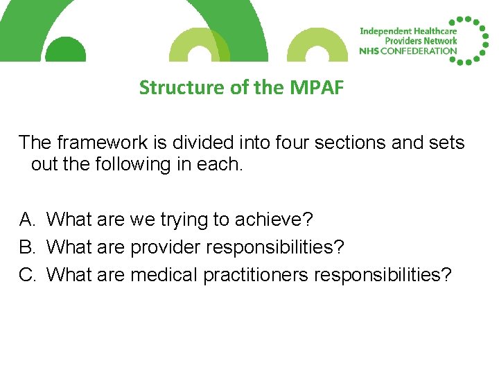 Medical Practitioners Assurance Framework MPAF Template slides for