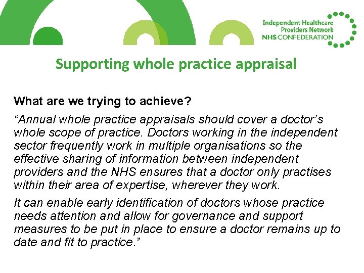 Medical Practitioners Assurance Framework MPAF Template slides for