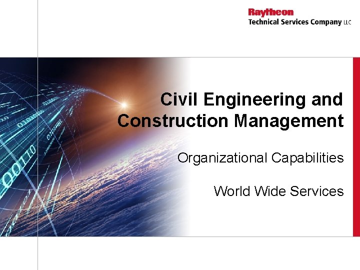 Civil Engineering and Construction Management Organizational ...