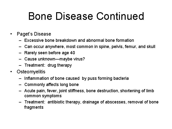 The Skeletal System Three Types of Skeletons 1