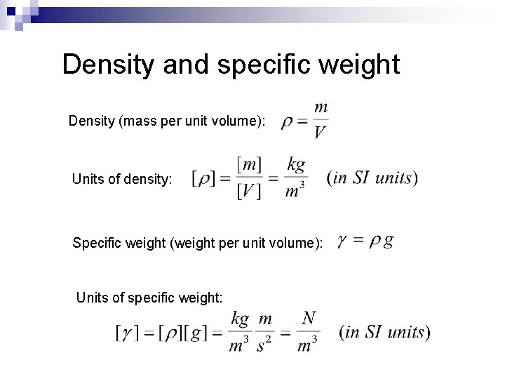 Lecture no 1 to 10 Basic Fluid Mechanics