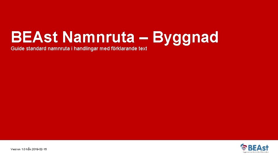 Ritramar namnruta och metadata Anvisning med exempel p