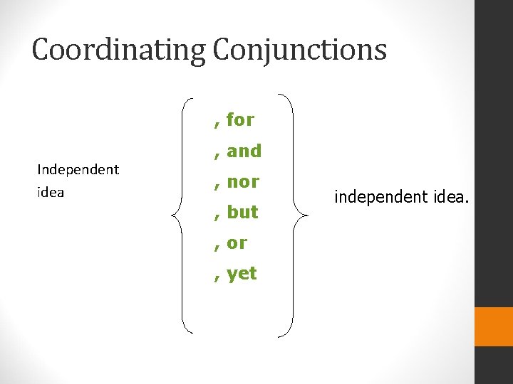 Coordination Subordination and Conjunctive Adverbs 3 Types of