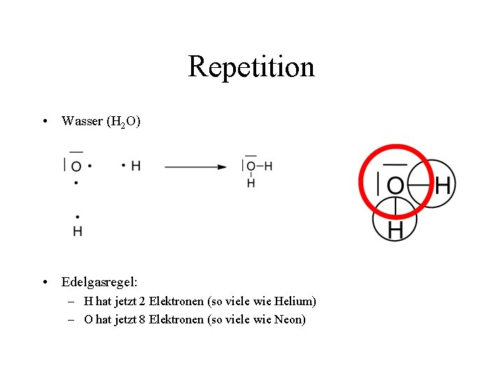 2 Elektronenpaarbindung Themenbereich Moleklbau bersicht 2 1 Die