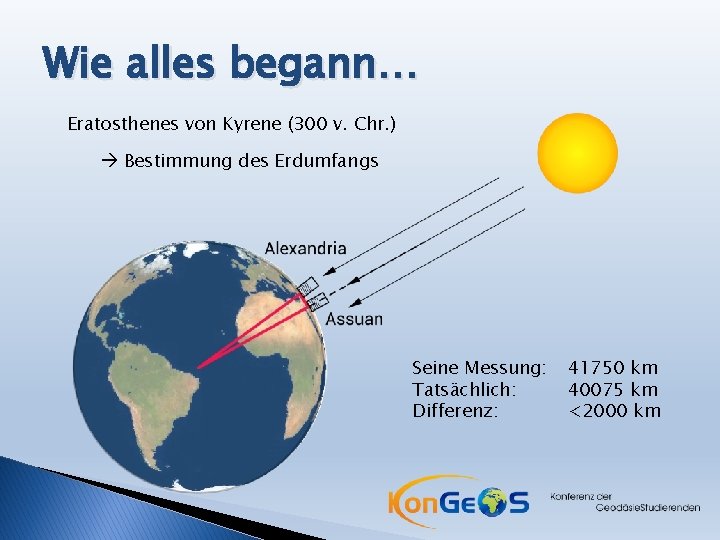 Geodsie Vermessung Geomatik Kurzer Einblick in das Studium