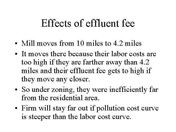 Zoning Adapted from Arthur OSullivan Urban Economics chapters