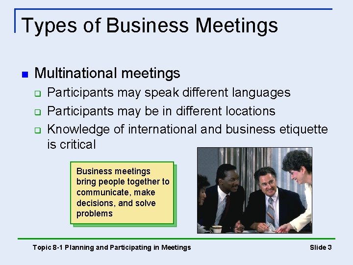 The Office Procedures and Technology Chapter 8 Meetings