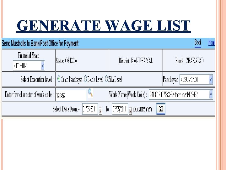 EMUSTER ROLL EMEASUREMENT BOOK WAGE LIST PAY SLIP