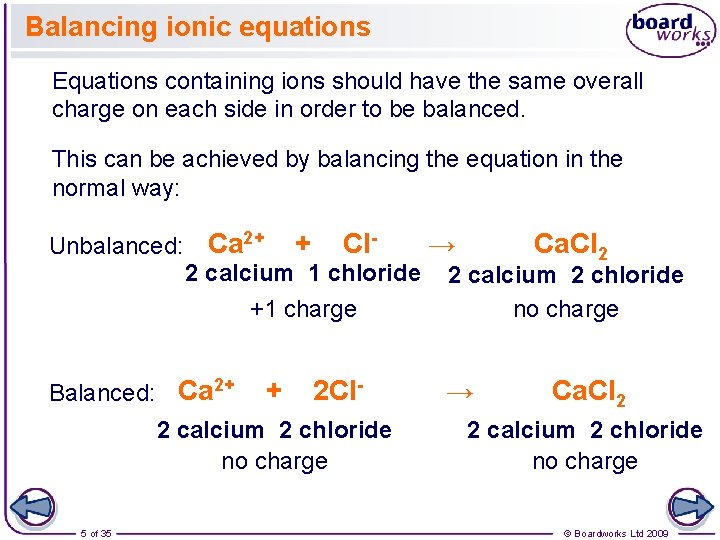 1 of 35 Boardworks Ltd 2009 2 of