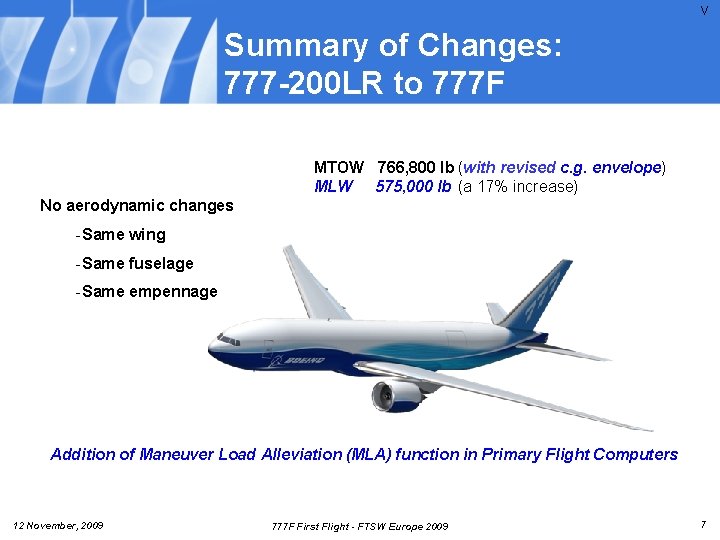 P 777 Freighter First Flight Preparation and Conduct