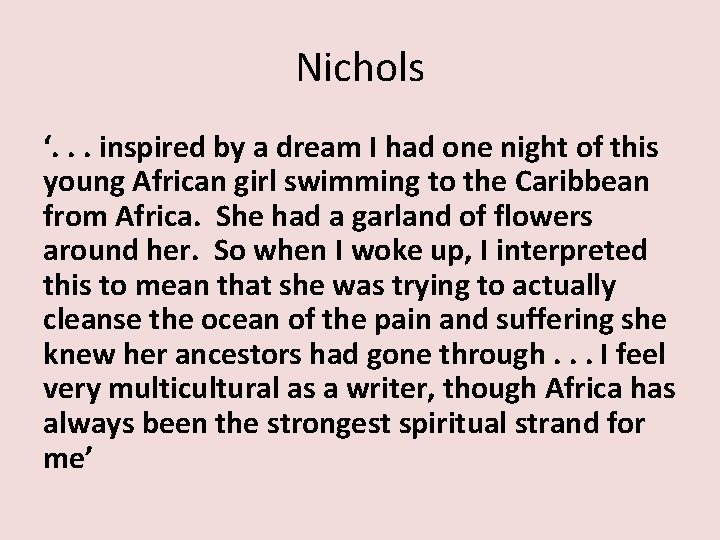 Grace Nichols 1950 Grace Nichols today British Guyana