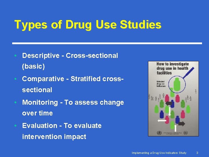 Implementing a Drug Use Indicators Study 1 Implementing