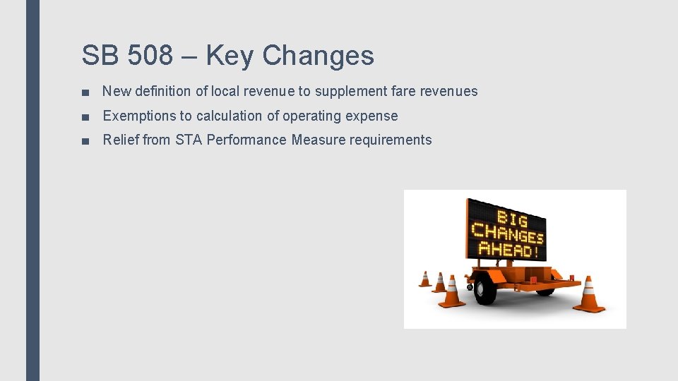 FAREBOX RECOVERY RATIO STATE PERSPECTIVE CALACT 2018 Spring
