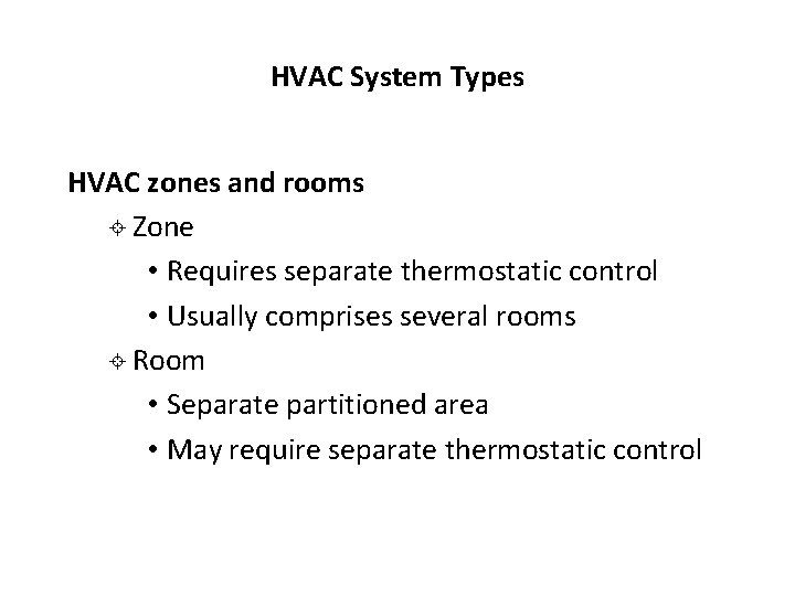 Introduction to Energy Management WeekLesson 7 HVAC System