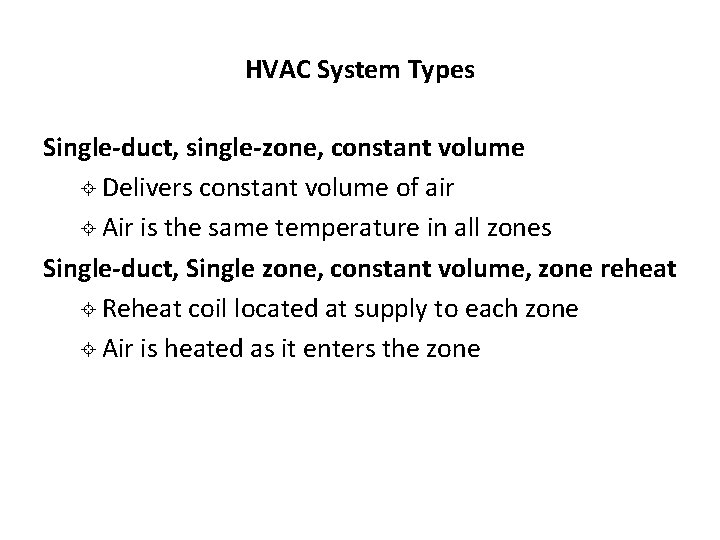 Introduction to Energy Management WeekLesson 7 HVAC System