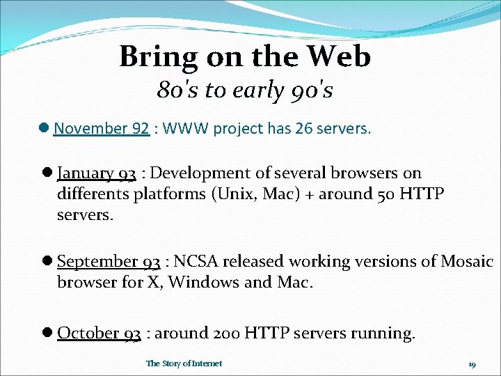 The Story of Internet From 60s to now