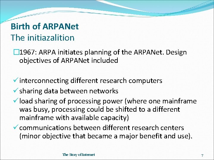 The Story of Internet From 60s to now