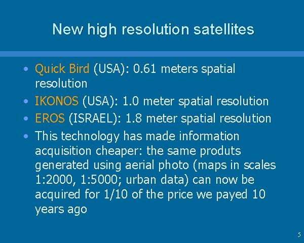 Remote Sensing in Brazil National Institute for Space
