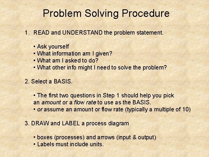 Material Balances Definitions Process an operation or series