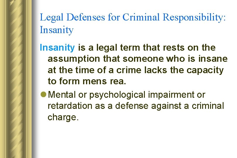 Basic Criminal law Introduction to Law Justice Definitions