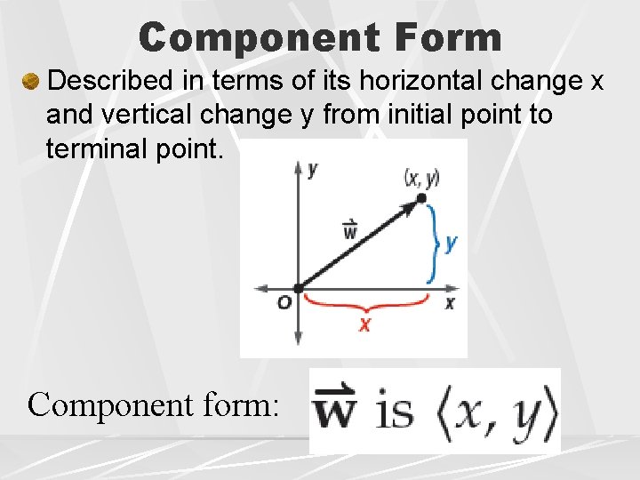 Geometry Lesson 8 7 Vectors Objective Find magnitudes