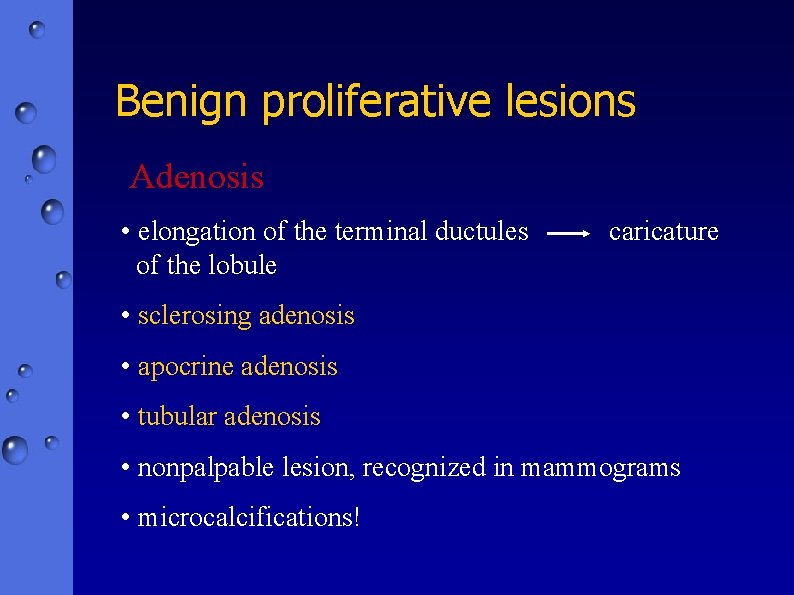 Pathology of the breast normal anatomy physiologic changes