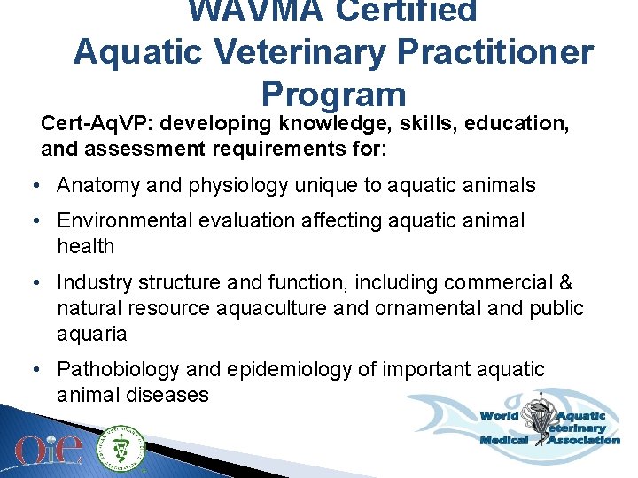 Professional Education Aquatic Animal Health Programmes Their Benefits
