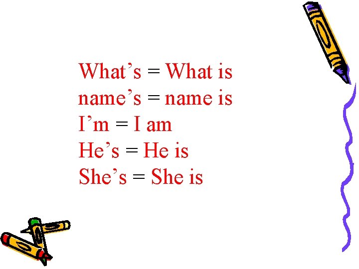 Unit 1 Whats your name Section A Words