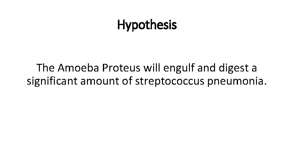 Amoeba Therapy on Streptococcus Pneumonia By Sam Casale