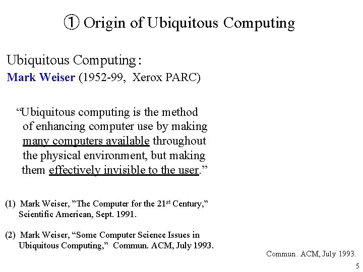APNOMS 2003 Tutorial Ubiquitous System Technology Oct 1