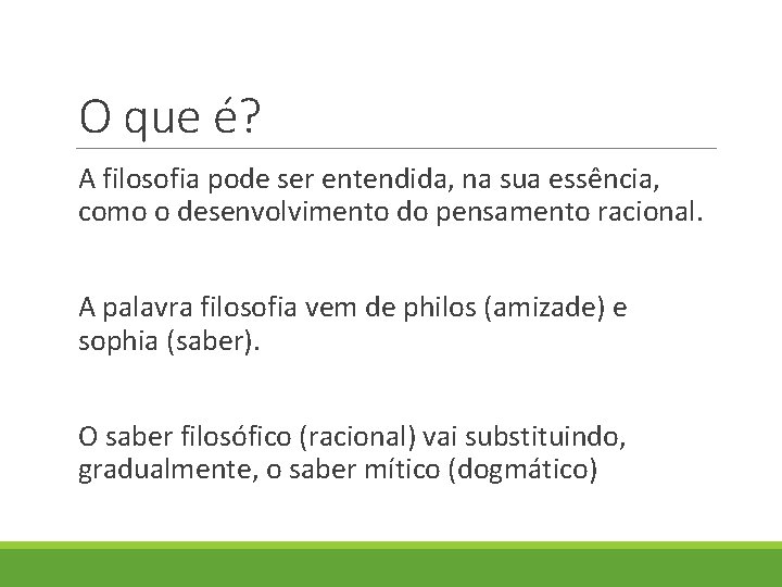 REVISO ENEM FILOSOFIA ALAN O que A filosofia