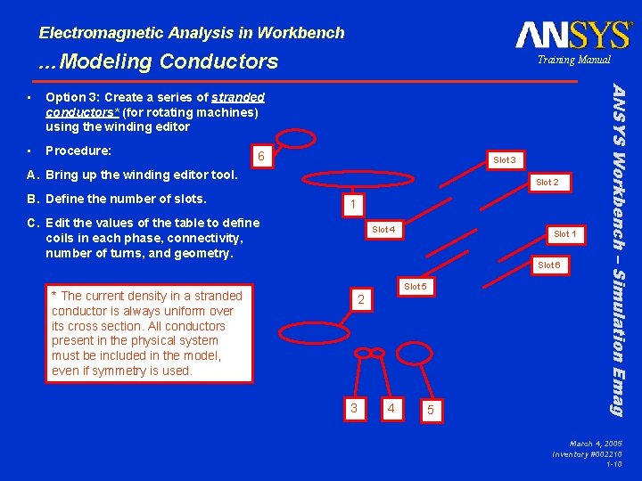 Chapter 1 Introduction Electromagnetic Analysis in Workbench A