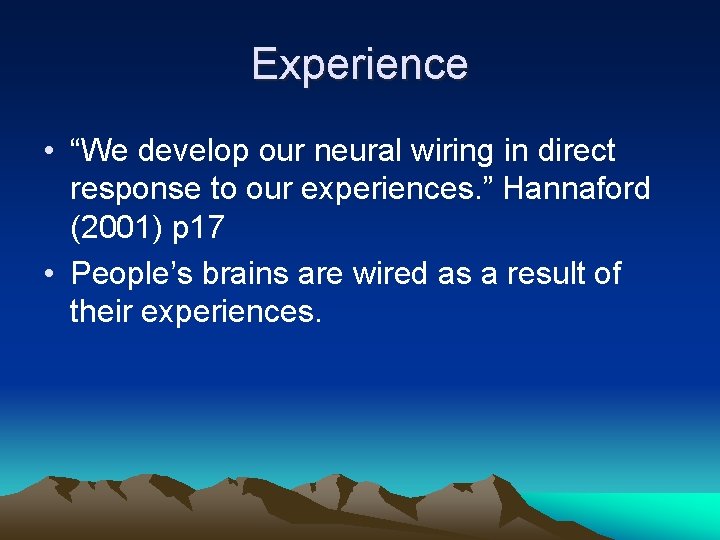 Carla Hannaford Neurophysiologist and Educator Hannafords background ...
