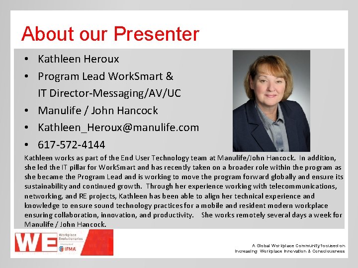 Manulifes Work Smart Case Study Perspective Manulife Financial