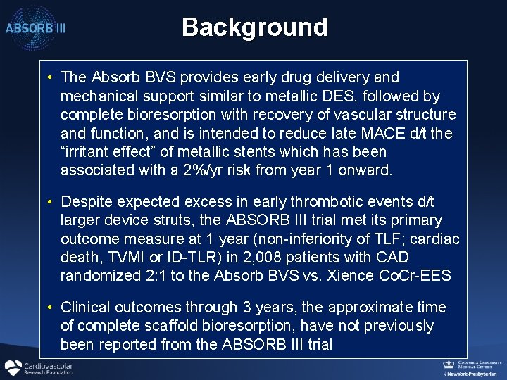 ThreeYear Clinical Outcomes with EverolimusEluting Bioresorbable ...