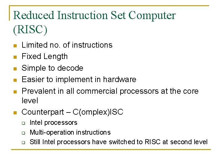 Computer Architecture Lecture 2 Abhinav Agarwal Veeramani V