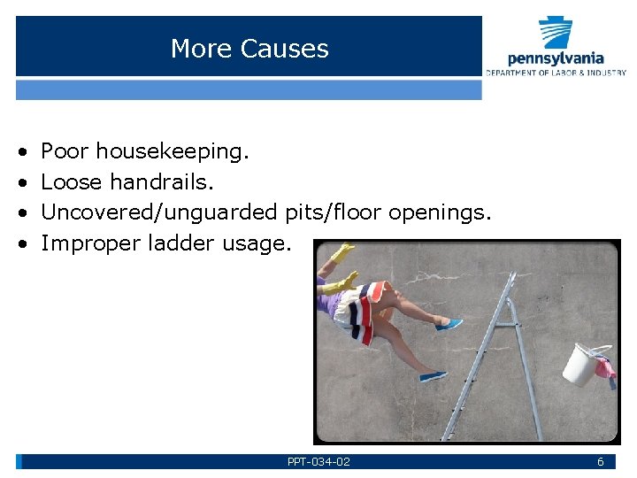 PREVENTING SLIPS TRIPS FALLS Bureau of Workers Comp