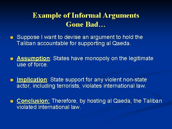 Formal Models of Terrorism 1 Introduce formal methods