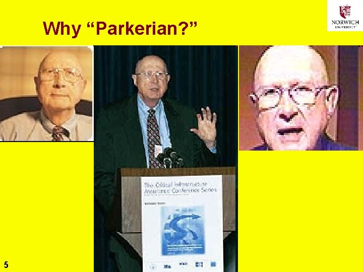 The Parkerian Hexad CSH 6 Chapter 3 Toward