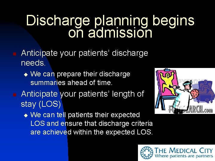 Best practices in discharge planning The Medical City