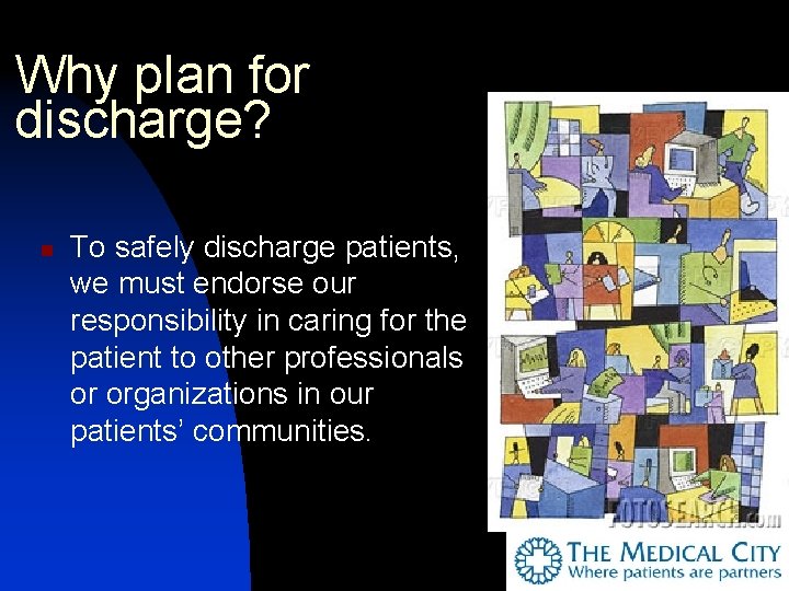 Best practices in discharge planning The Medical City