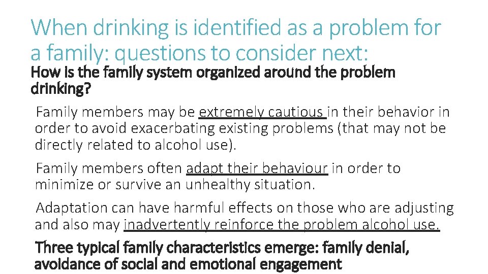 Family Therapy Problem Alcohol Use Opportunities and Cautions