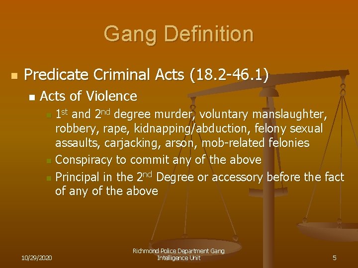 Intervention and Prevention Unit Richmond Police Department Paul