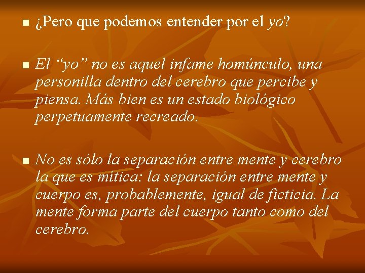 Descartes y la subjetividad El anlisis del yo