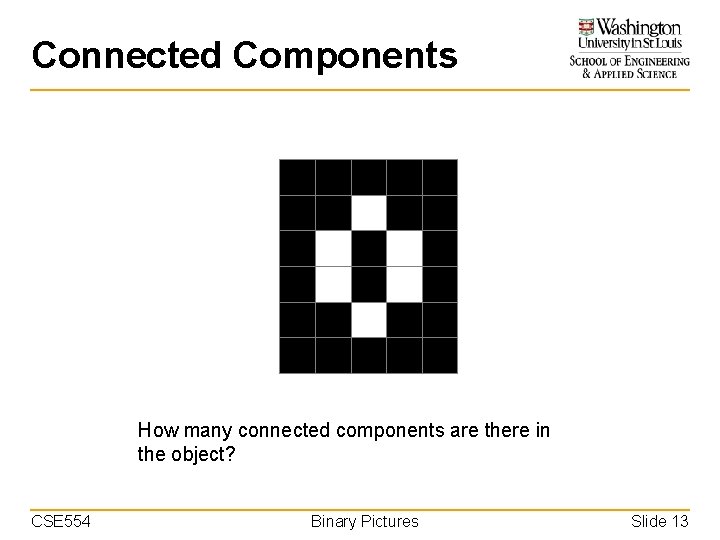 CSE 554 Lecture 1 Binary Pictures Fall 2013