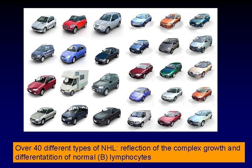 Treatment of nonHodgkin Lymphomas Over 40 different types