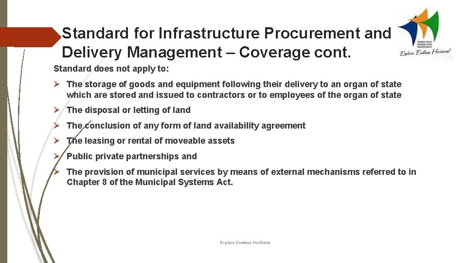 Standard for Infrastructure Procurement and Delivery Management SIPDM