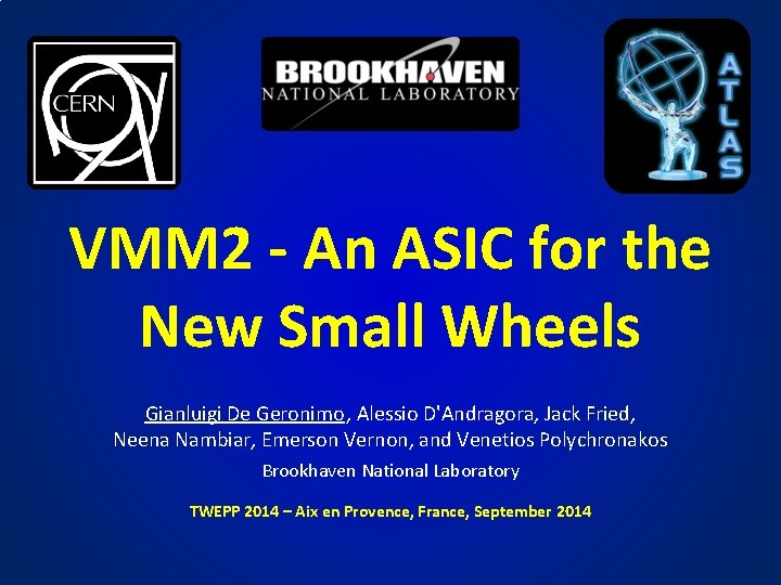 VMM 2 An ASIC for the New Small