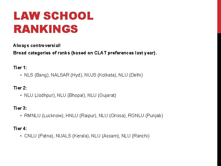 STUDYING LAW AN IDIA PRESENTATION WHY STUDY LAW