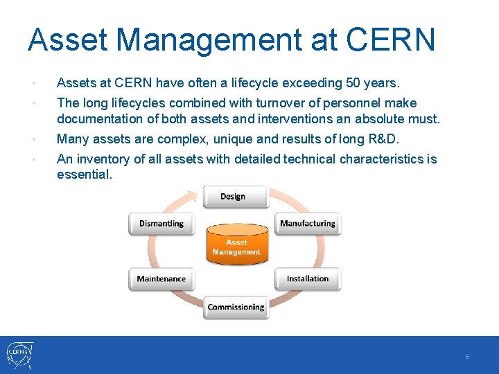 AMMW 2013 An overview of the CERN CMMS